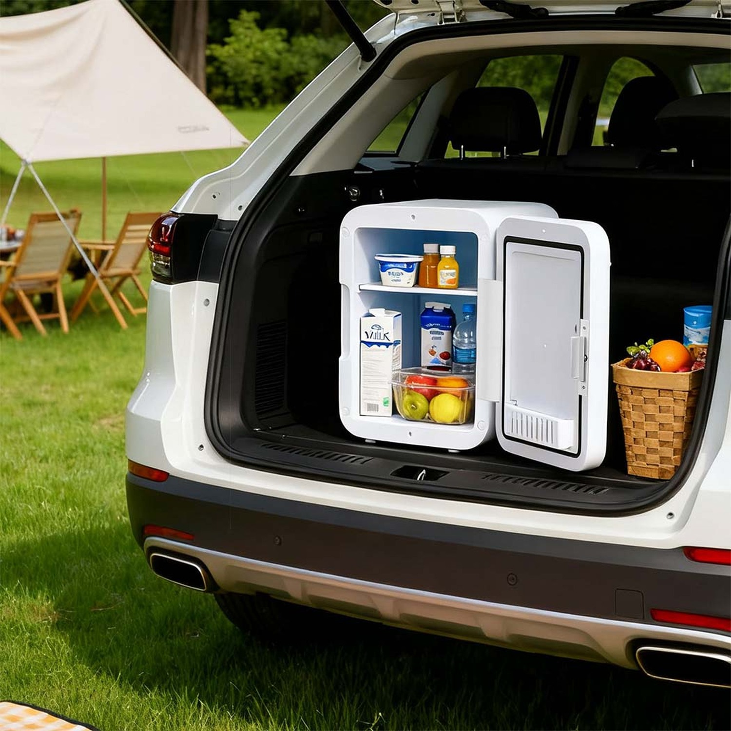 5L Mini Portable Fridge Cooler and Warmer with Mirror