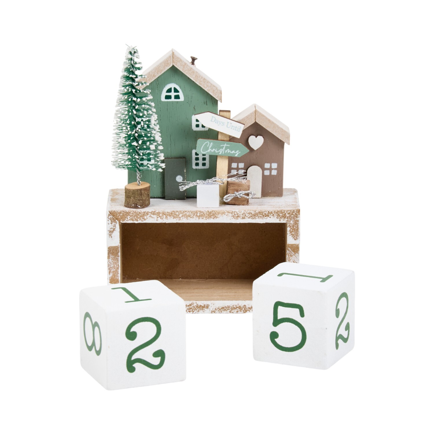 Wooden House Countdown Advent