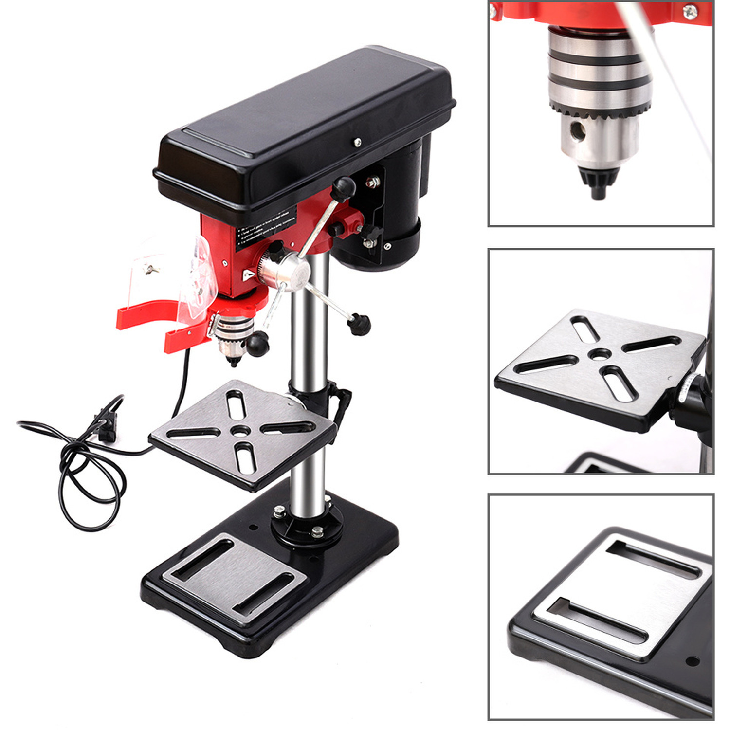 Industrial Grade Electric Drill Floor Rotary Pillar 9 Speed Press Bench ...