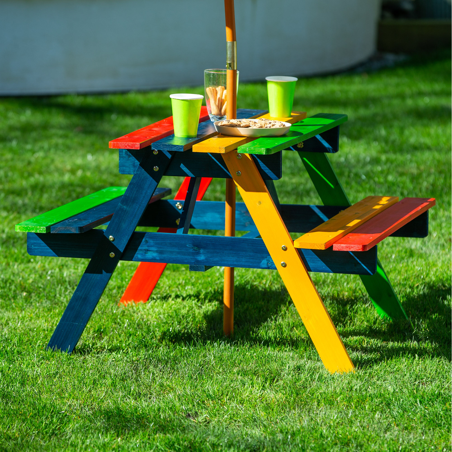 Kids Outdoor Picnic Bench Set