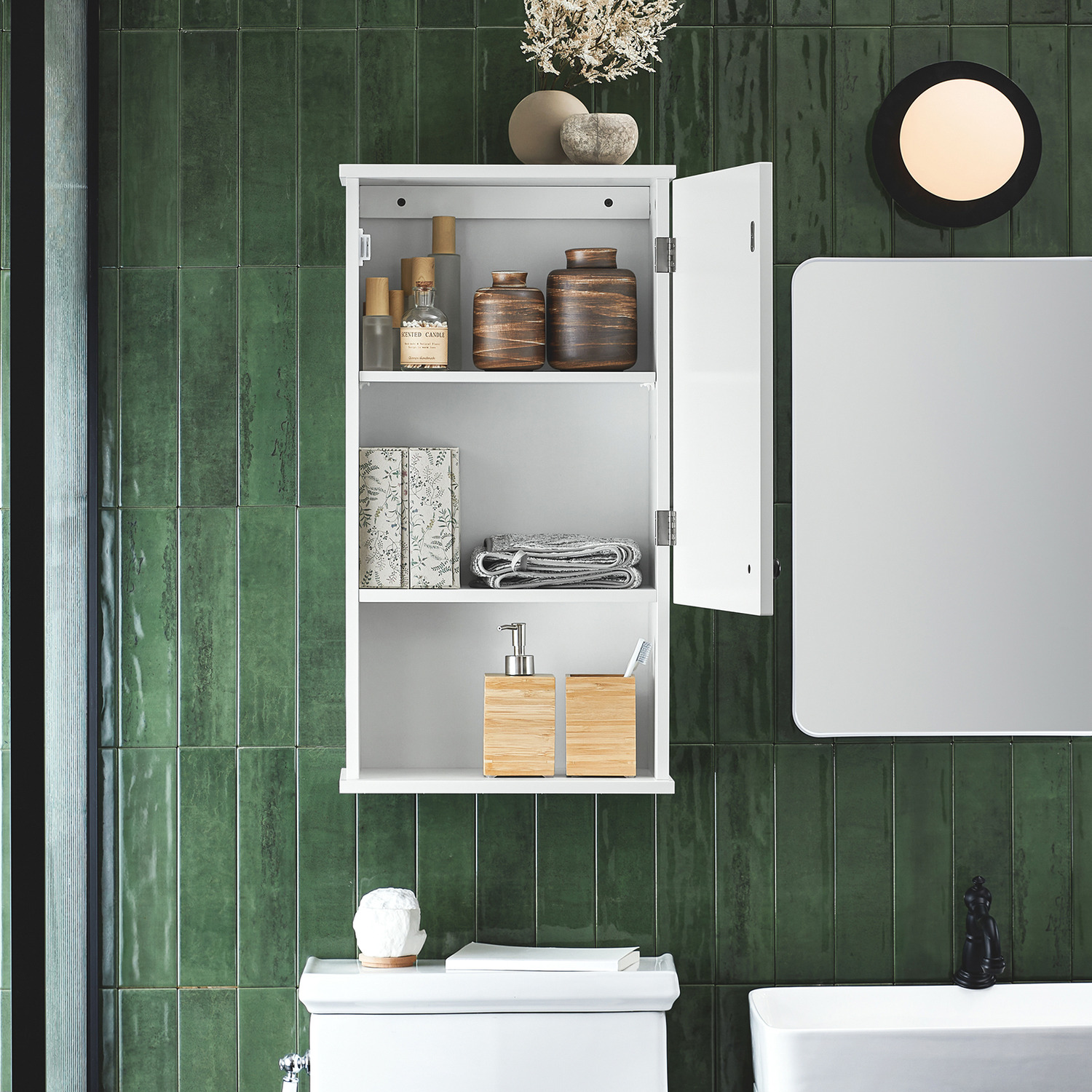 SoBuy Wall Mounted Bathroom Storage Cabinet