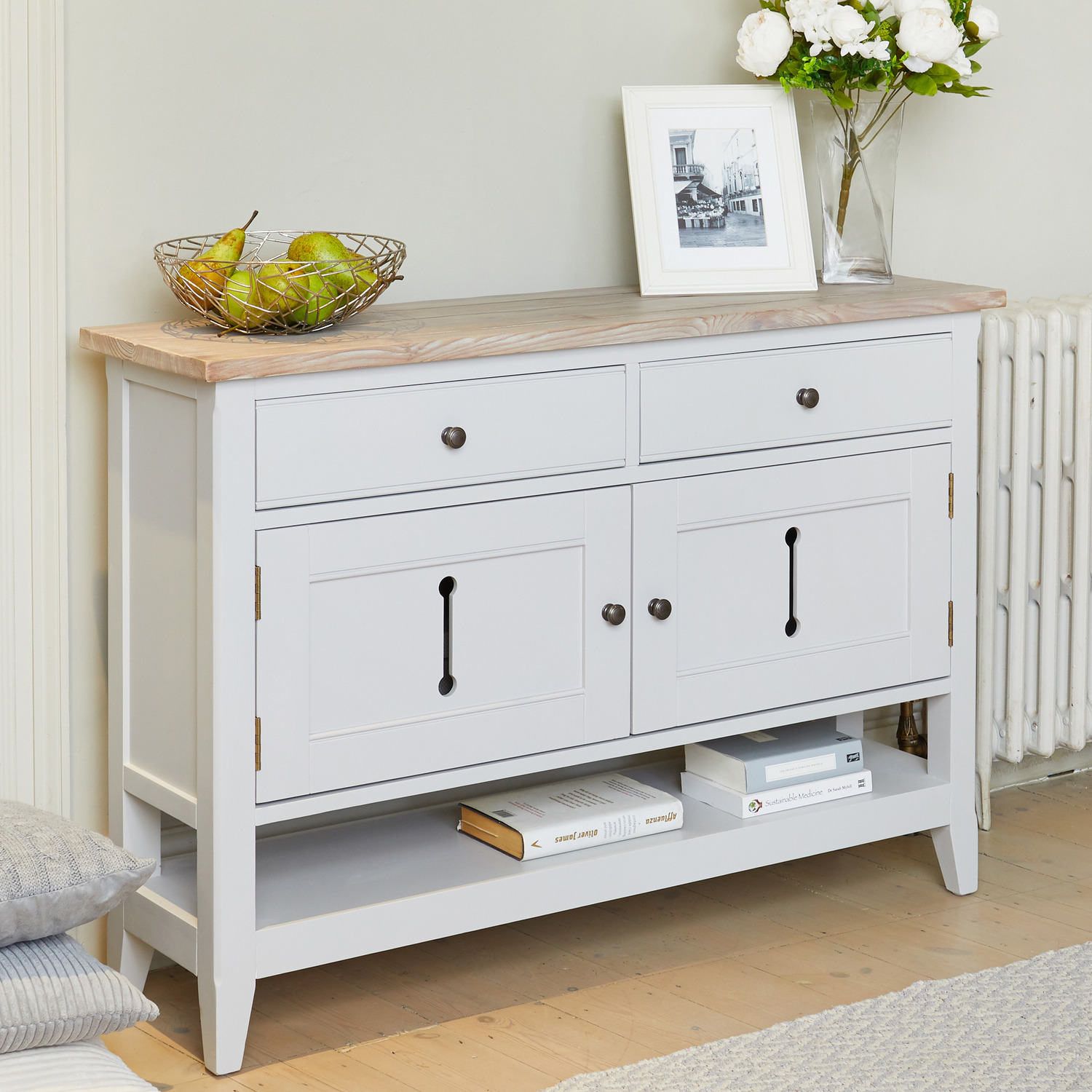 Signature Small Sideboard Hall Console Table