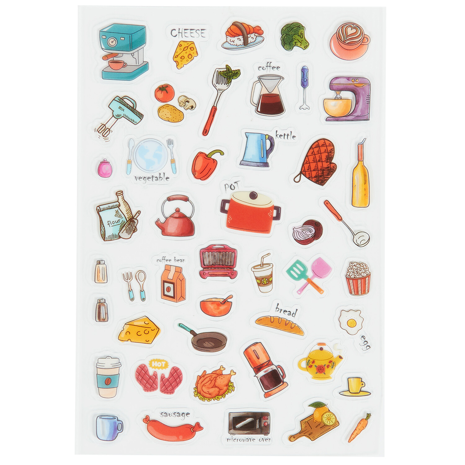 Baking Stickers Sheet