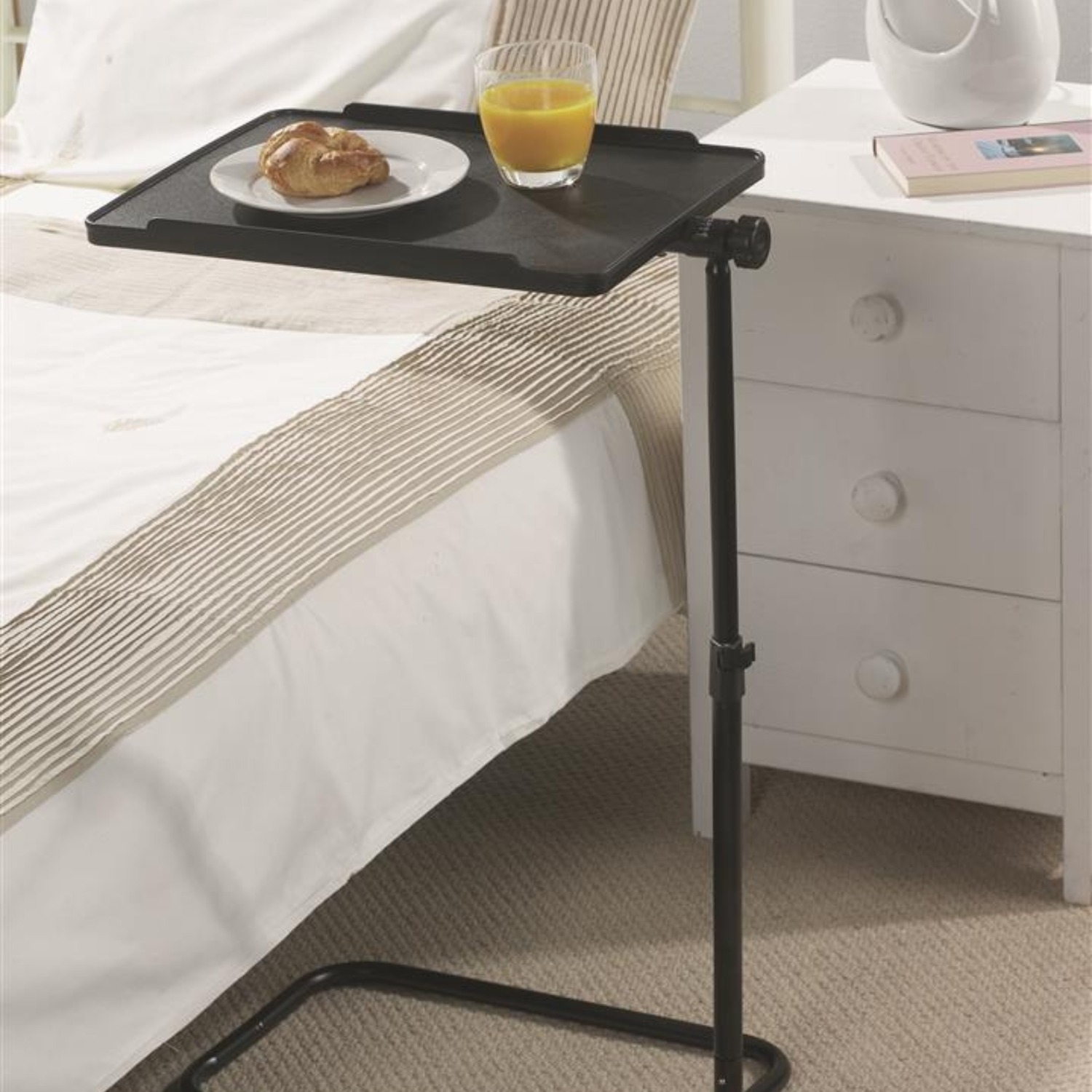 Adjustable Swivel Side Table
