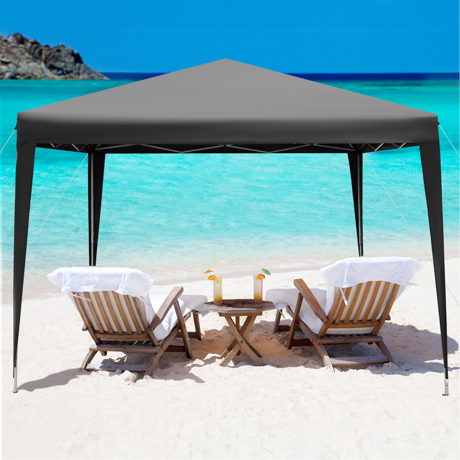 Costway 10 x 10 FT Outdoor Instant Pop-up Canopy Sun Shelter
