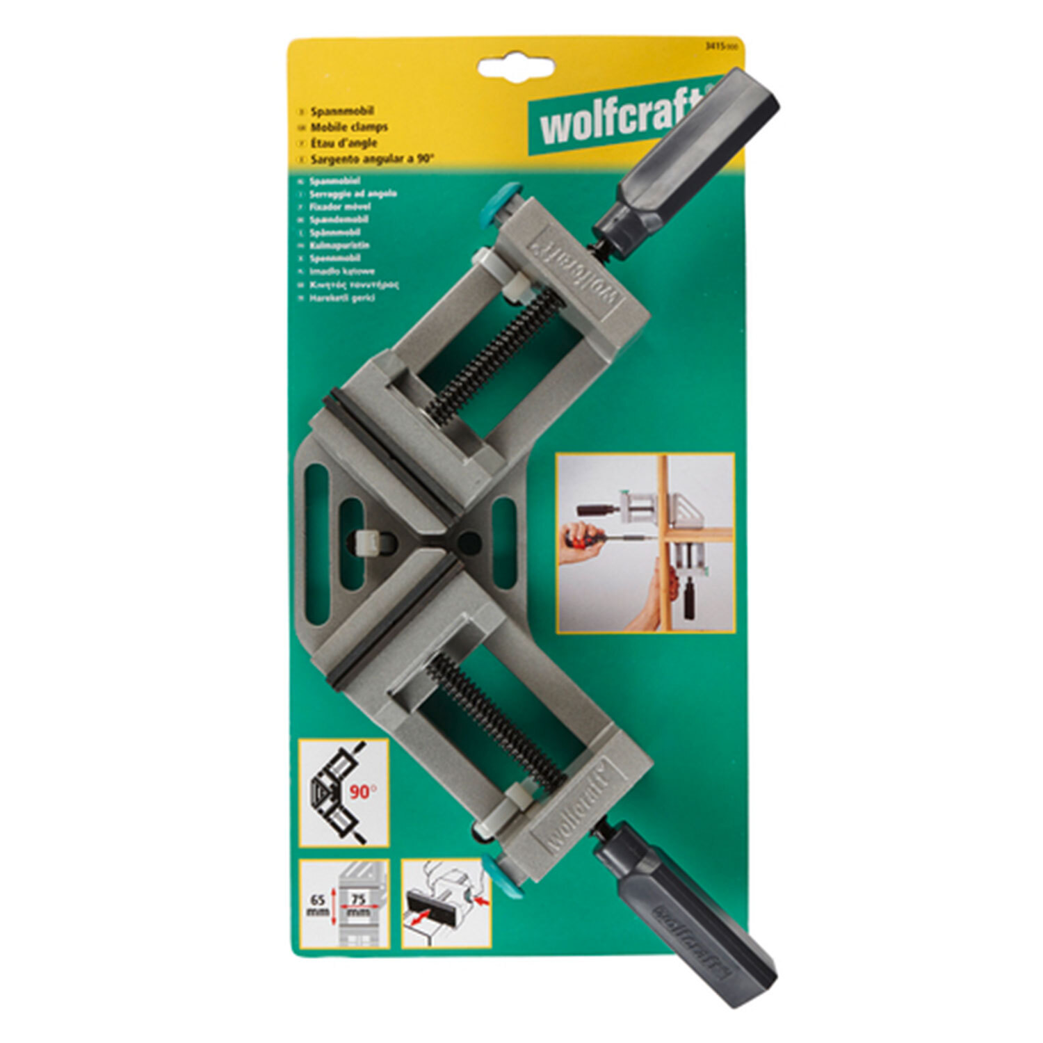 wolfcraft Mobile Clamping Corner Clamp for Versatile and Quick Clamping