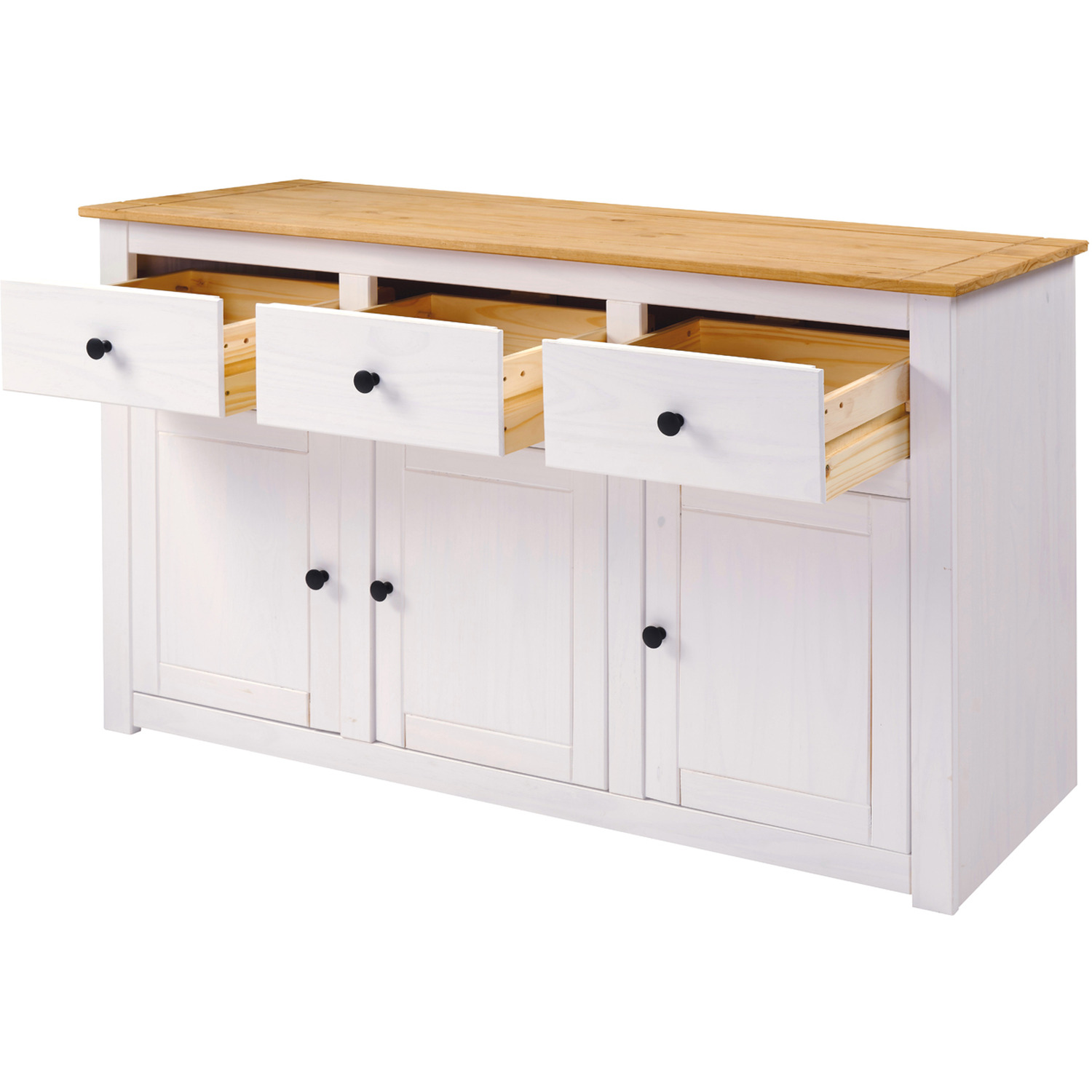 Panama 3 Door 3 Drawer Sideboard