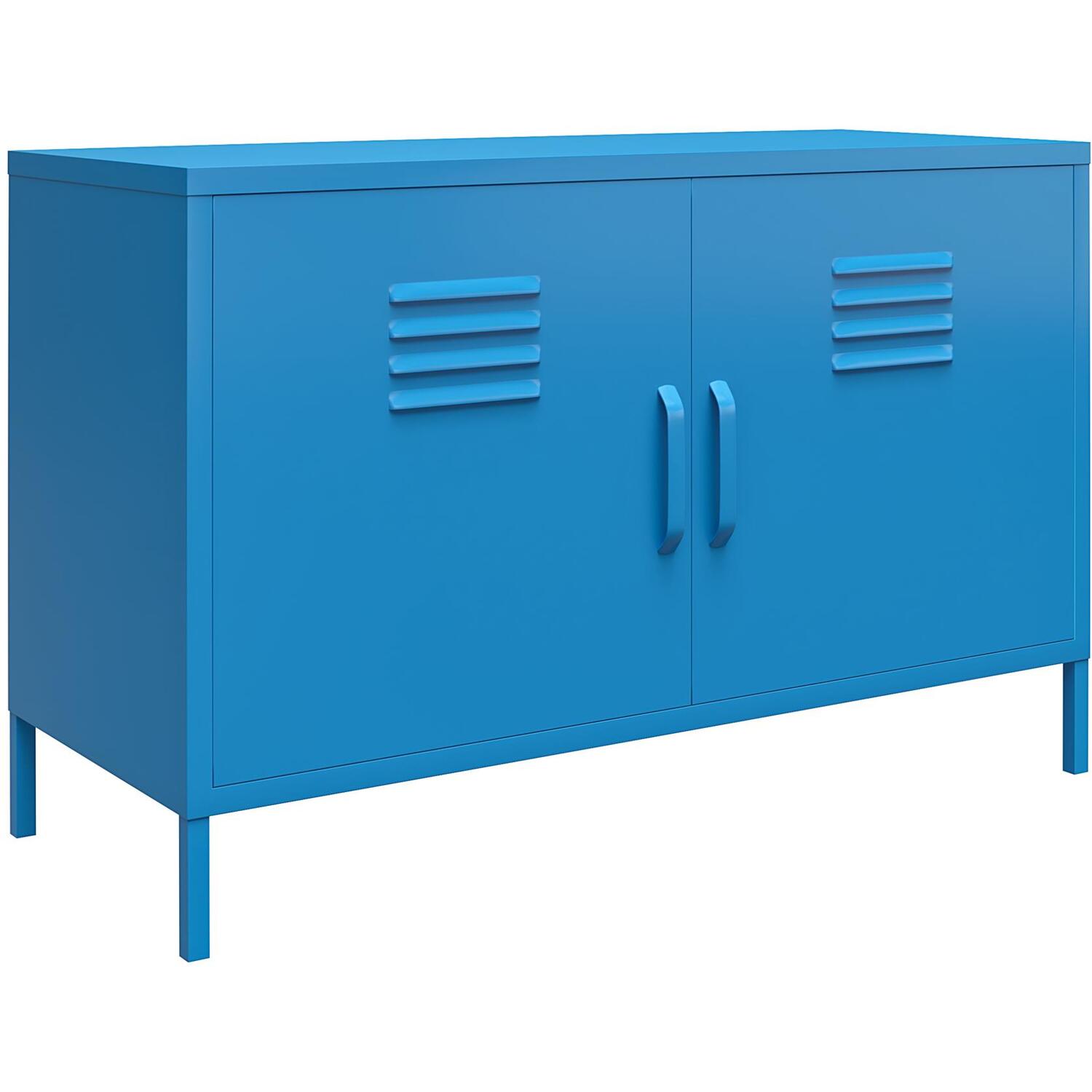 Cache metal locker with 2 doors