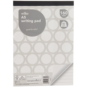 Ruled Pages Writing Pad A5
