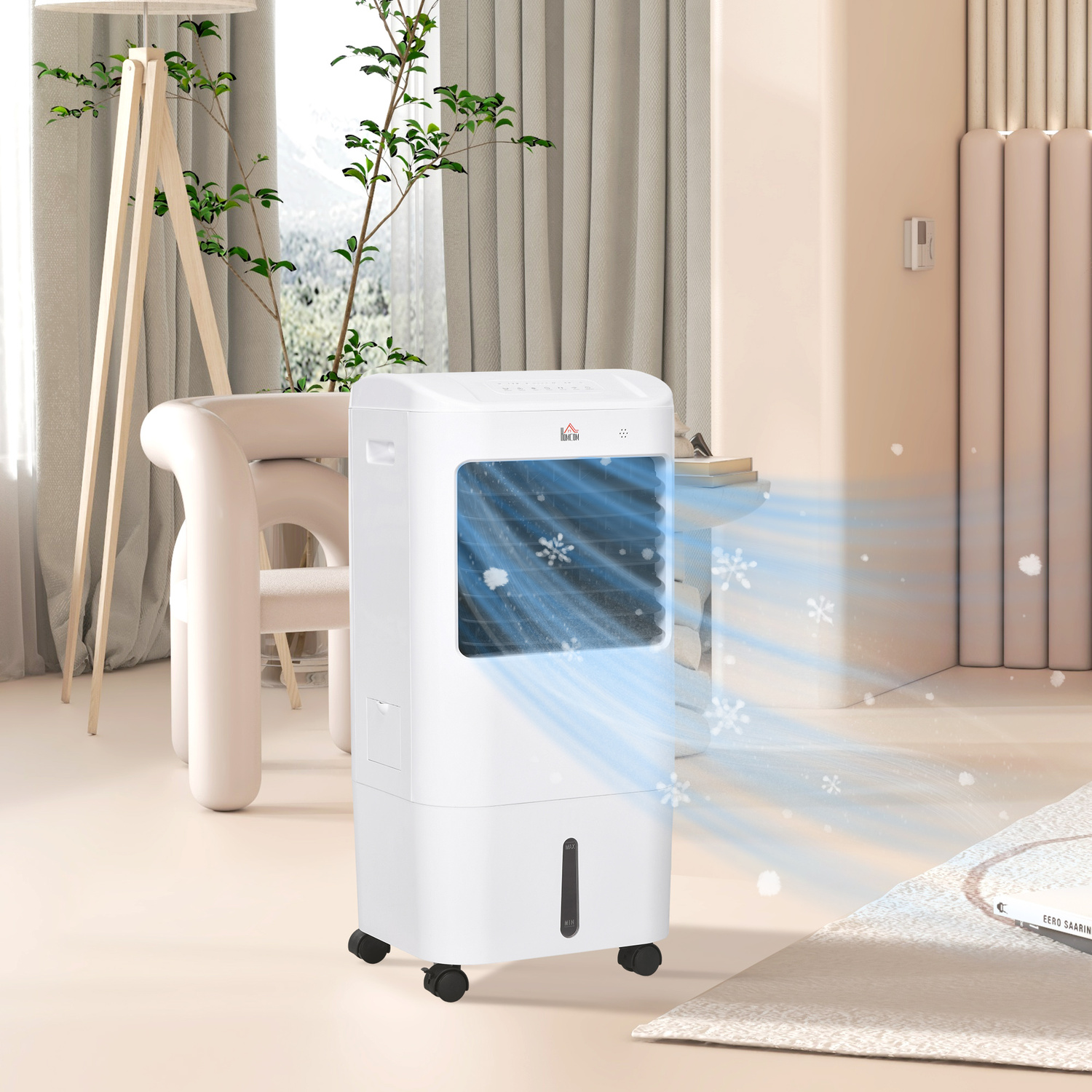 HOMCOM Portable 3-In-1 Air Cooler Fan