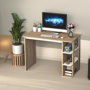 Computer Desk With 3 Shelves Home Office Furniture