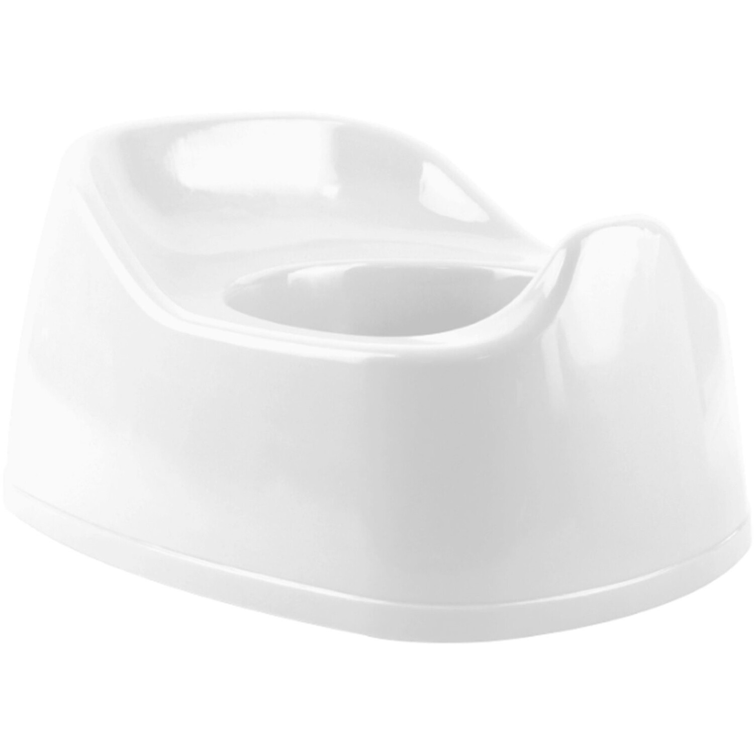 White Plastic Potty Portable Toddler Toilet Training Seat