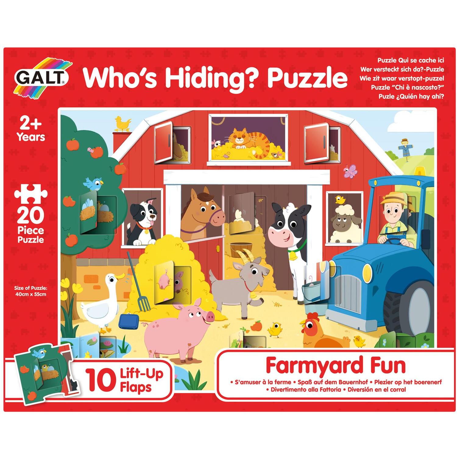 Who's Hiding Puzzle Farmyard Fun
