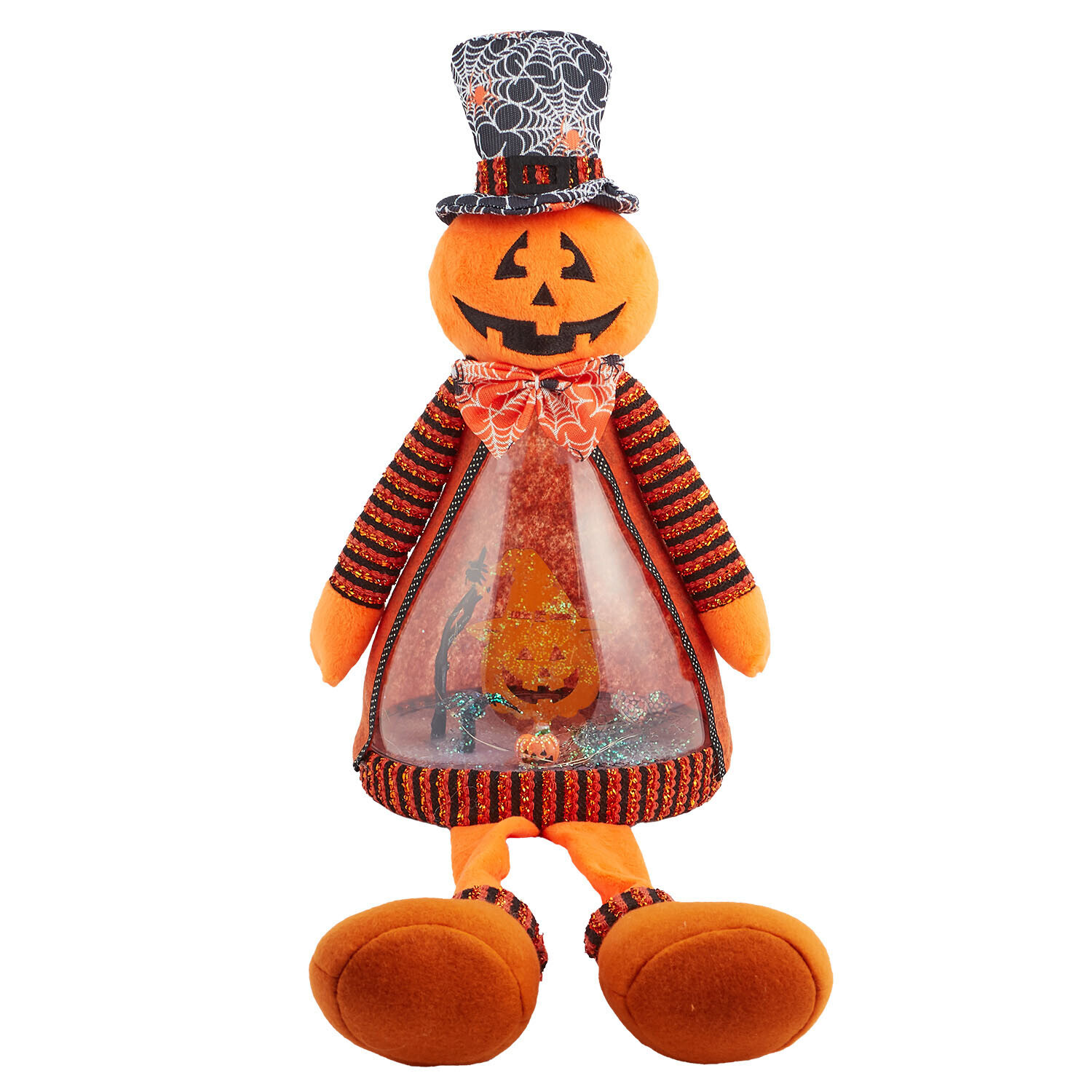 Halloween Sitting LED Pumpkin Scene