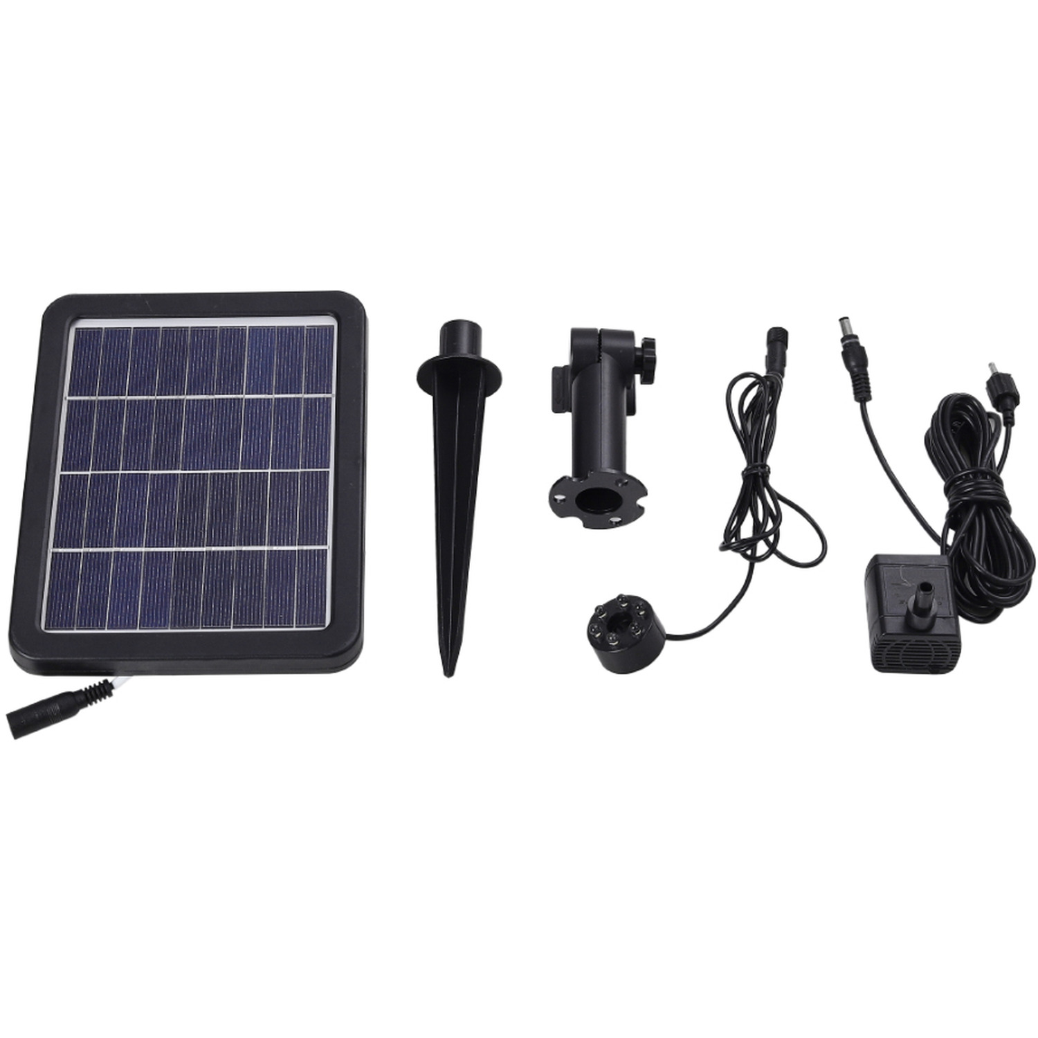 Outdoor Solar Pagoda Fountain with LED Lights