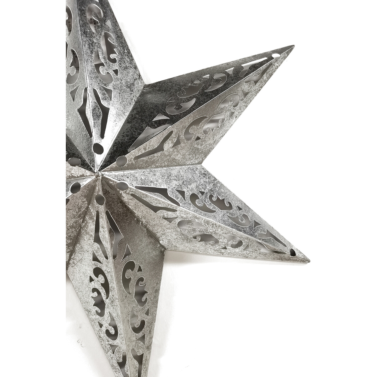 Metal Patterned Star