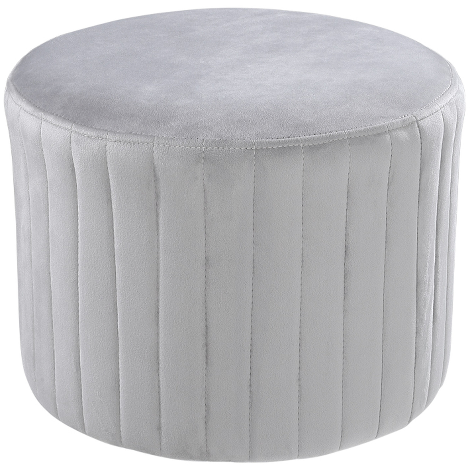 Round Velvet Dressing Table Stool