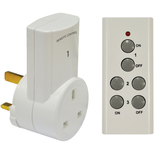 Eagle Eagle 1 Way Remote Control Mains Socket Set