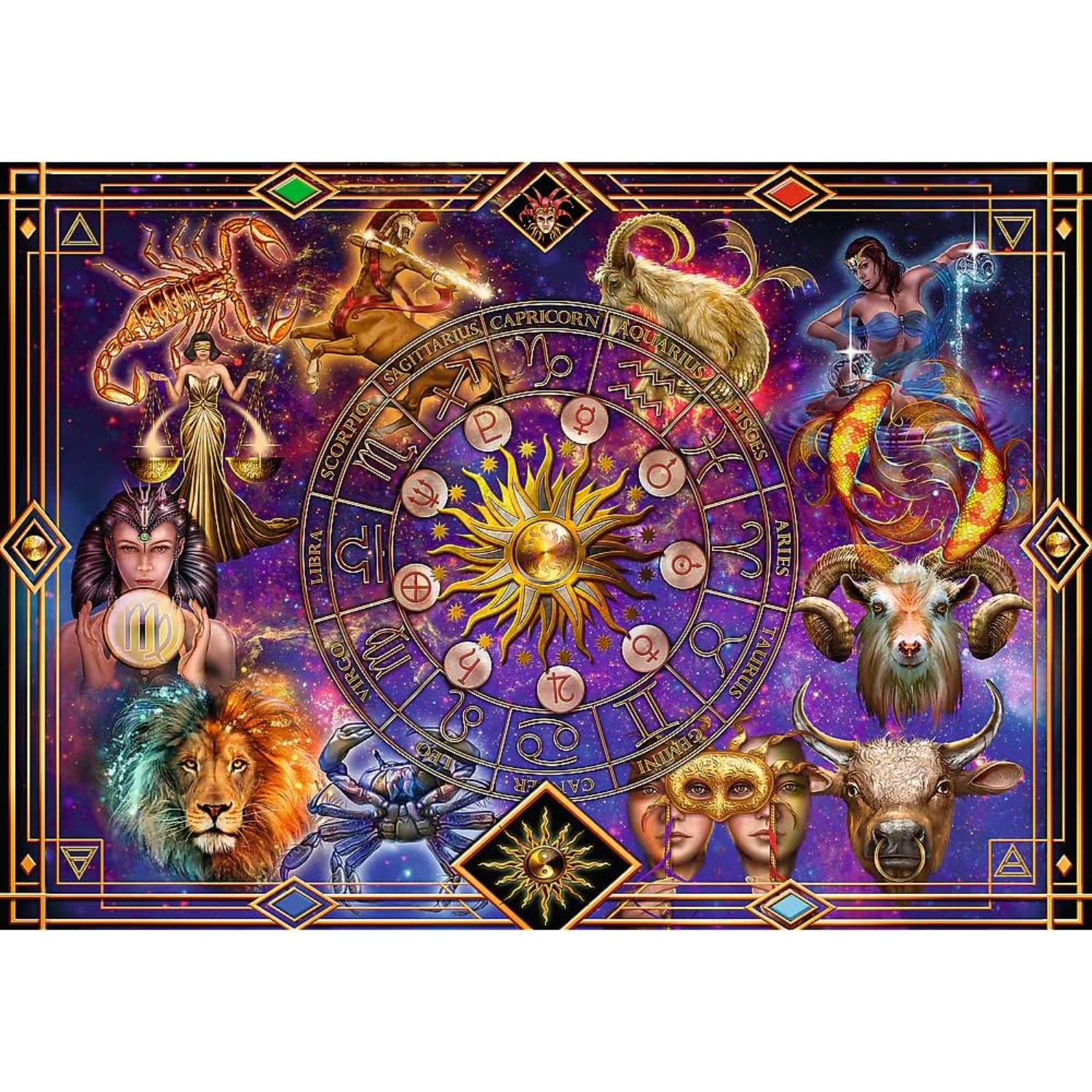 Trefl Spiral Zodiac Signs Puzzle - 1040 Pieces