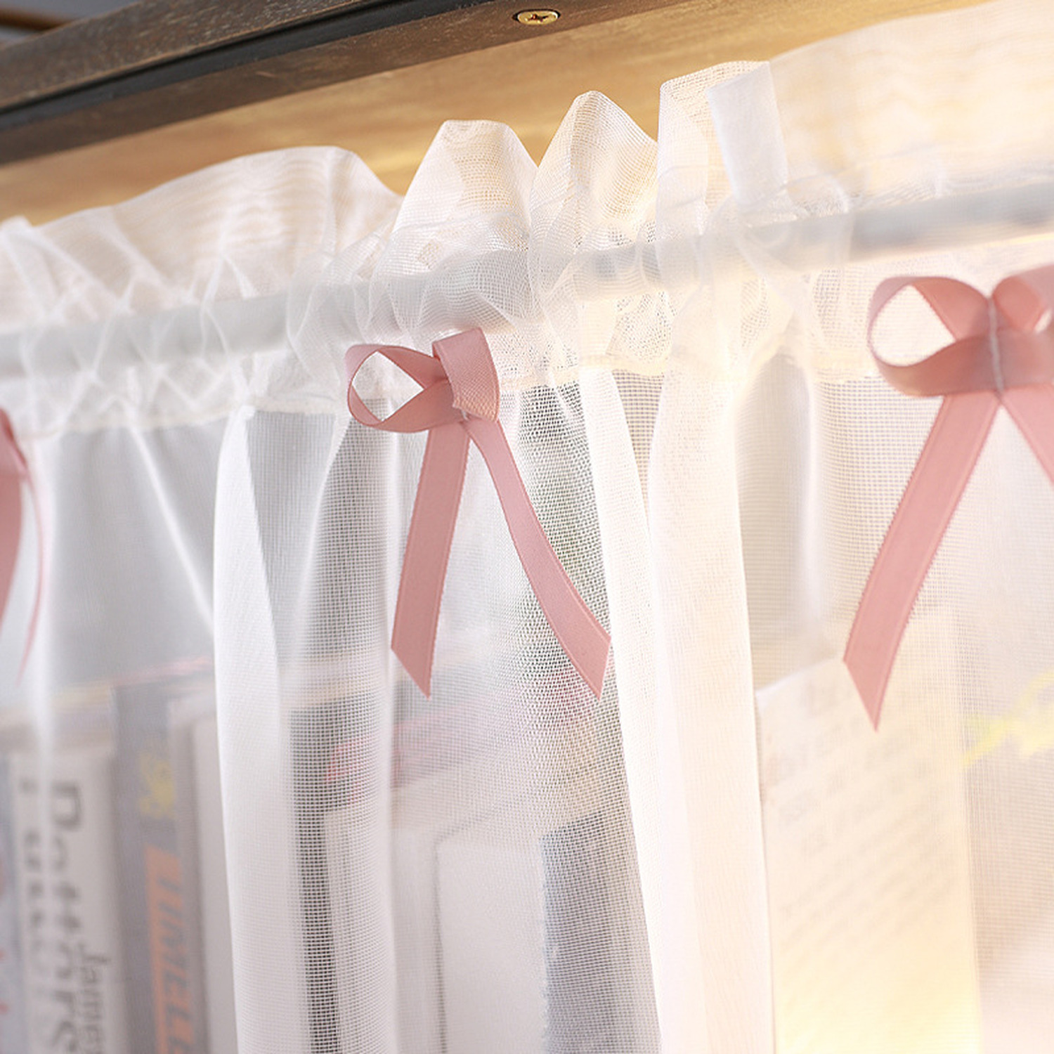 Lace Embroidered Half Curtain