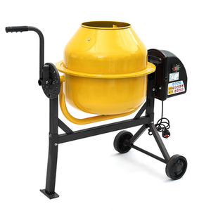 Electric Portable Cement Concrete Mixer with Wheels
