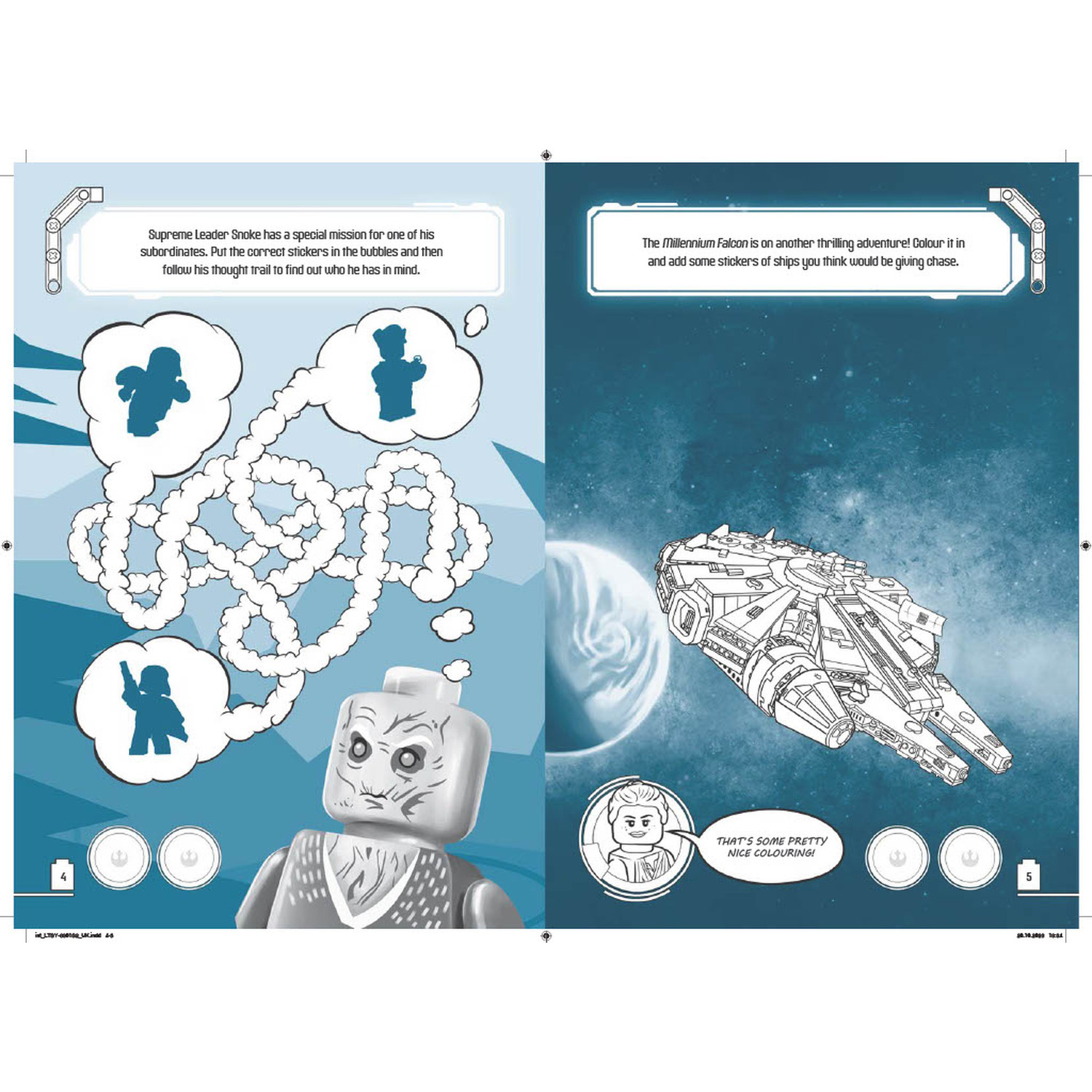 Lego Star Wars 800 Stickers