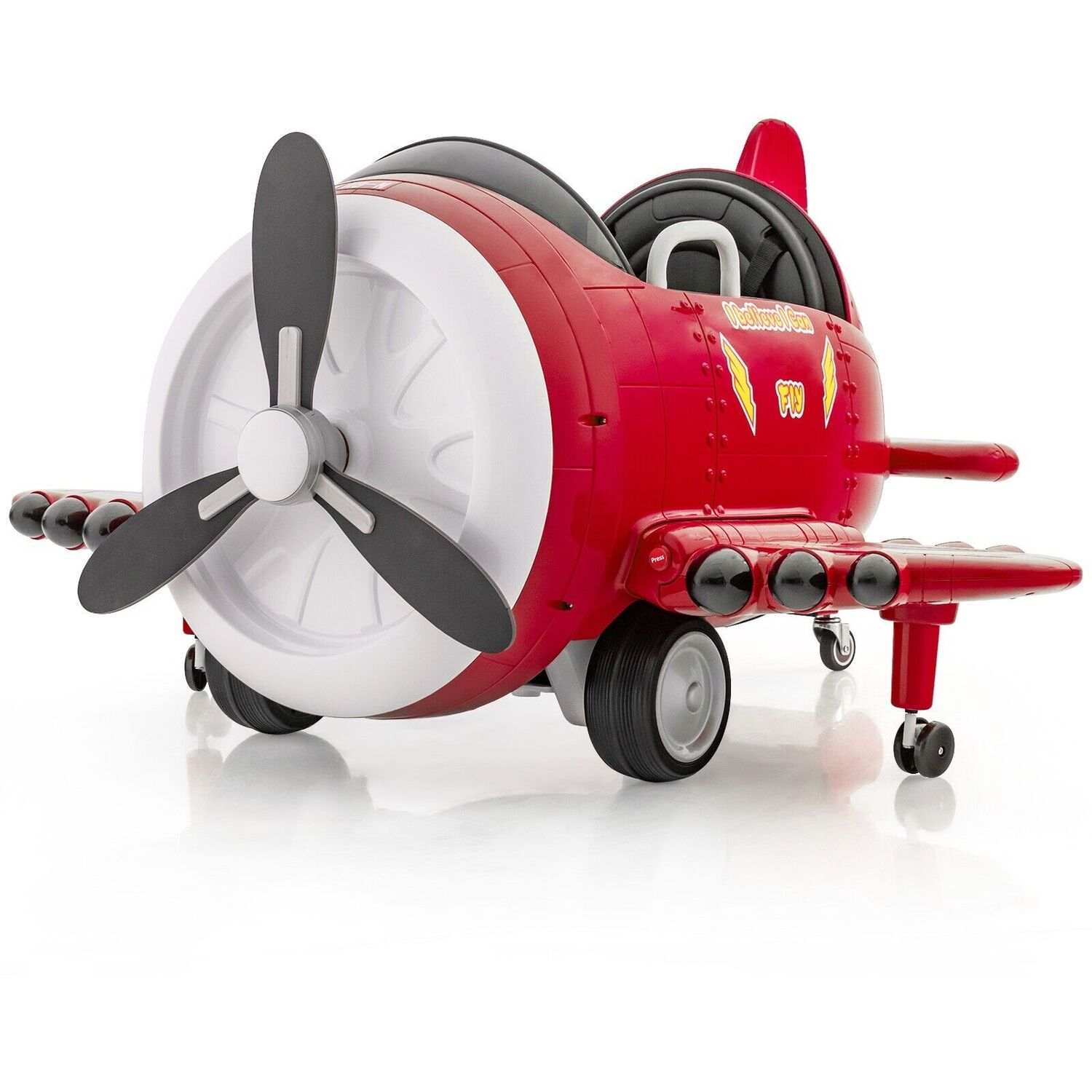 Kids Ride On Plane Car Toy Electric Airplane
