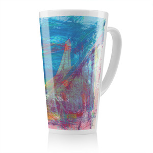 Below The Tower Latte Mug