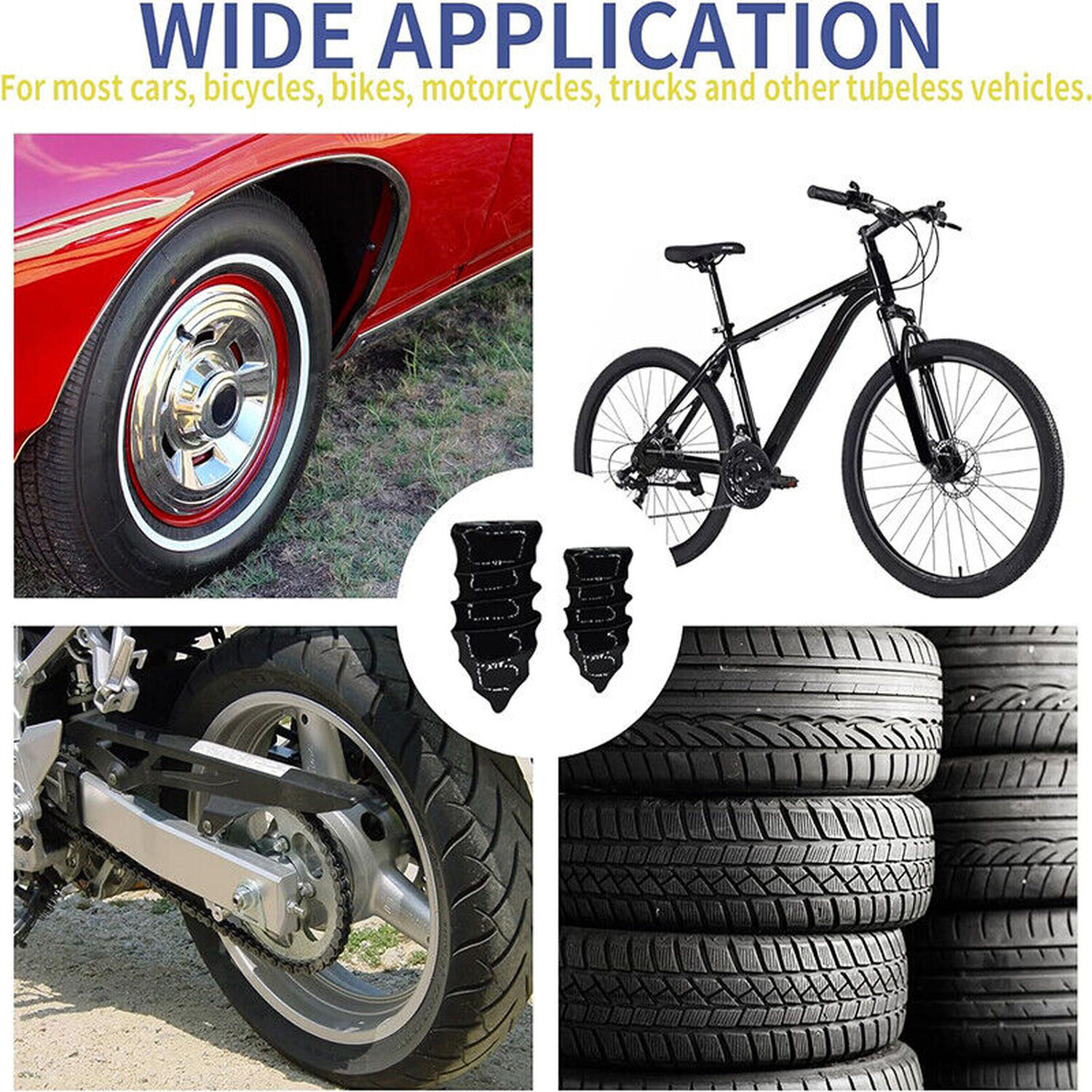 60 PieceTubeless Tyre Puncture Repair Kit
