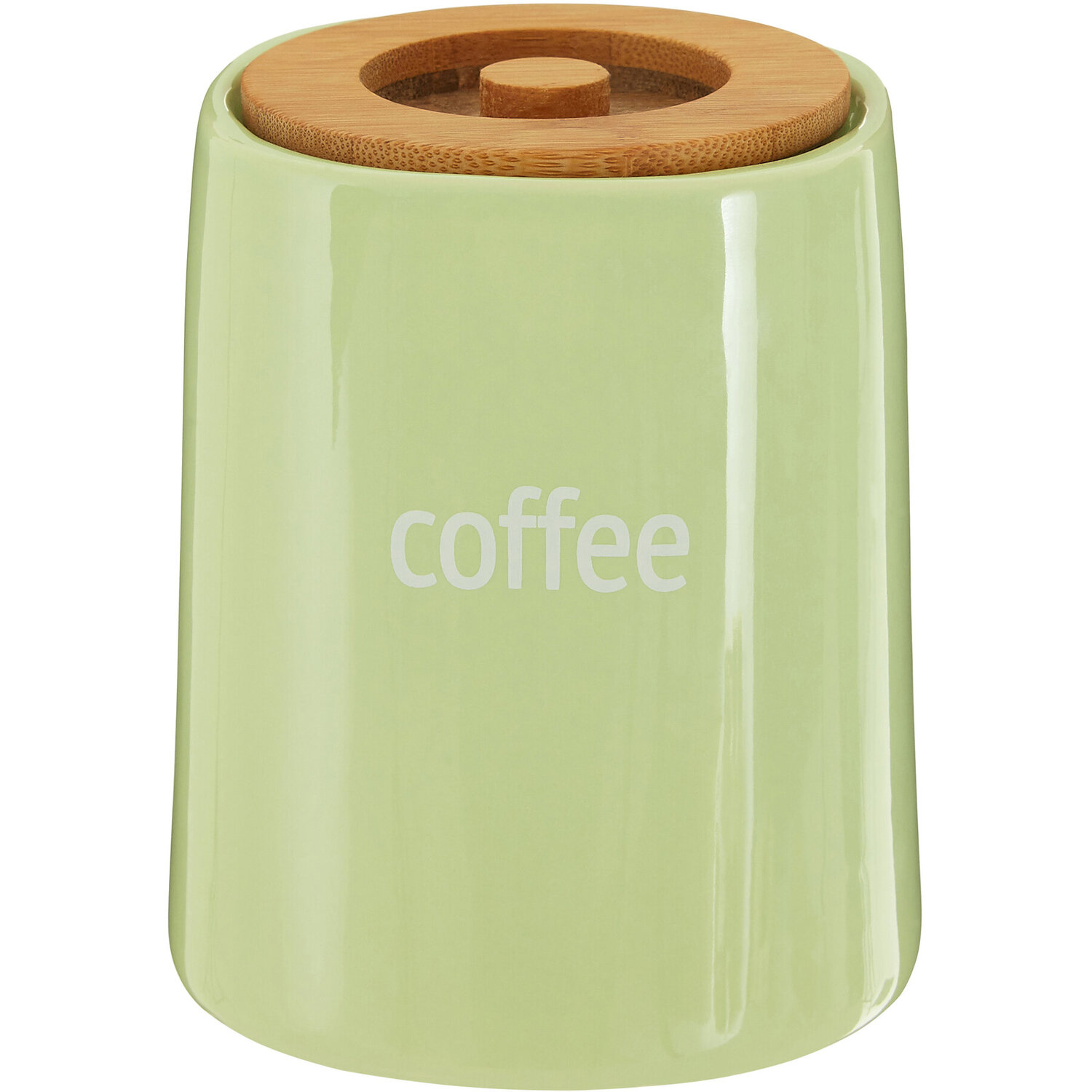Fletcher Green Ceramic Coffee Canister