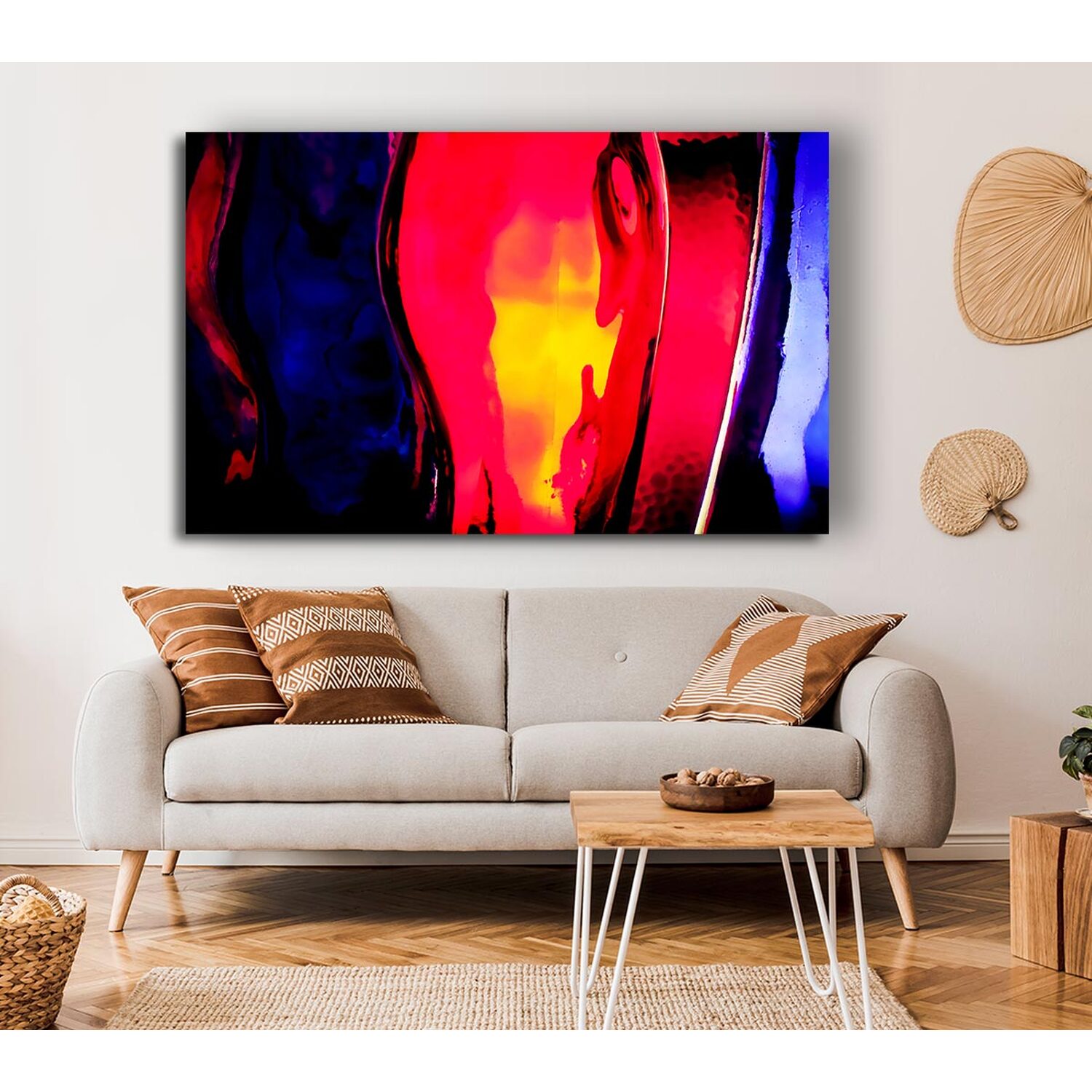 Glass Rainbow Canvas Print Wall Art