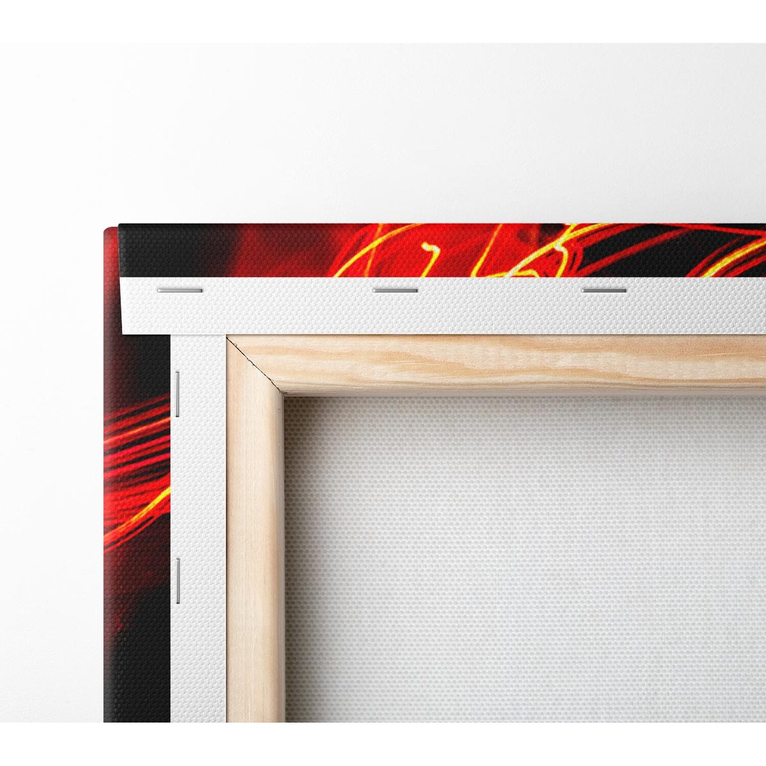 Red Distraction Canvas Print Wall Art