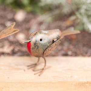 3 Piece Robin Red Breast Ornaments