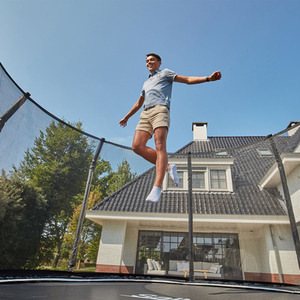 12ft Salta Black Round First Class Edition Trampoline