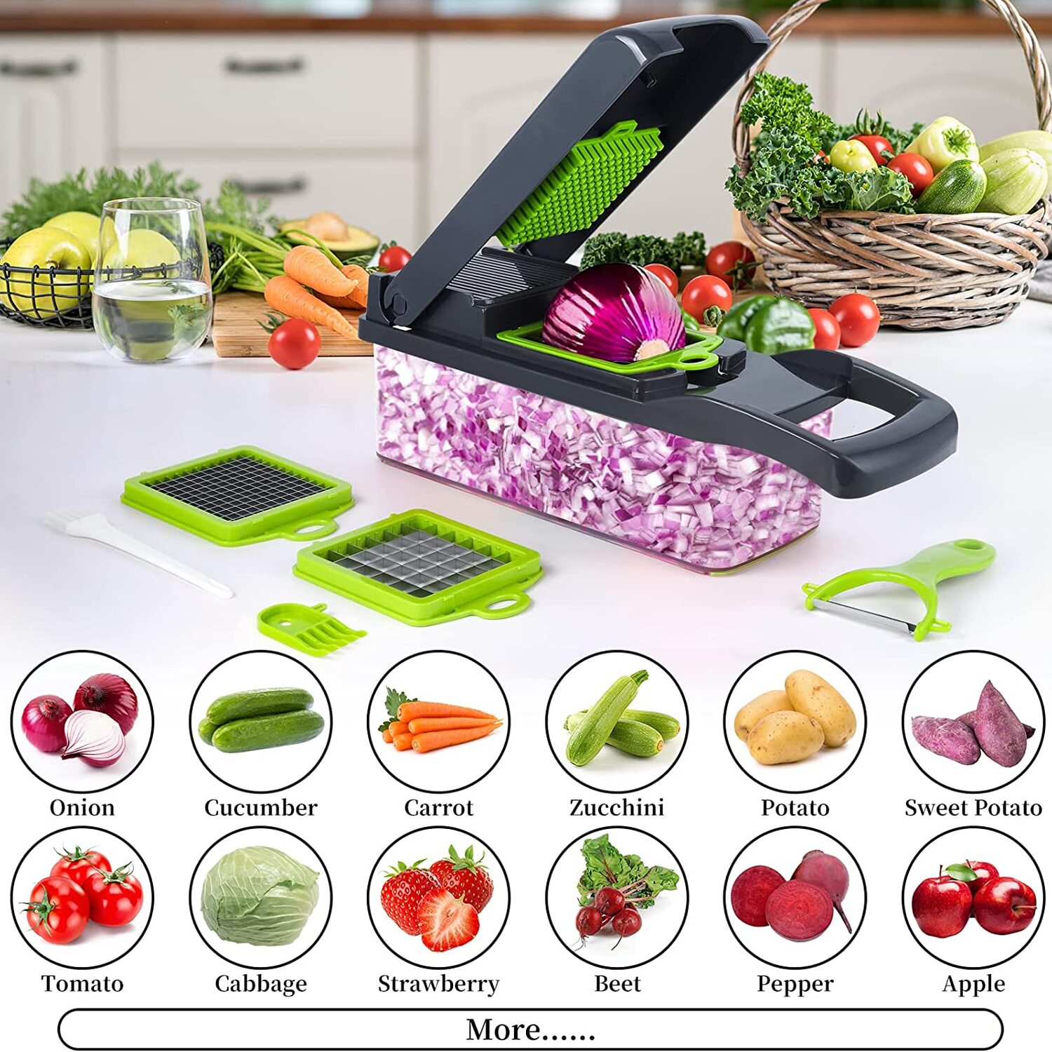 14-in-one Kitchen Tool Vegetable Chopper