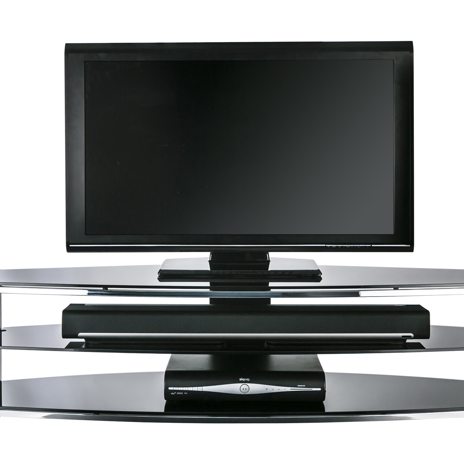 Alphason Francium 3 Shelf 1400mm TV Stand