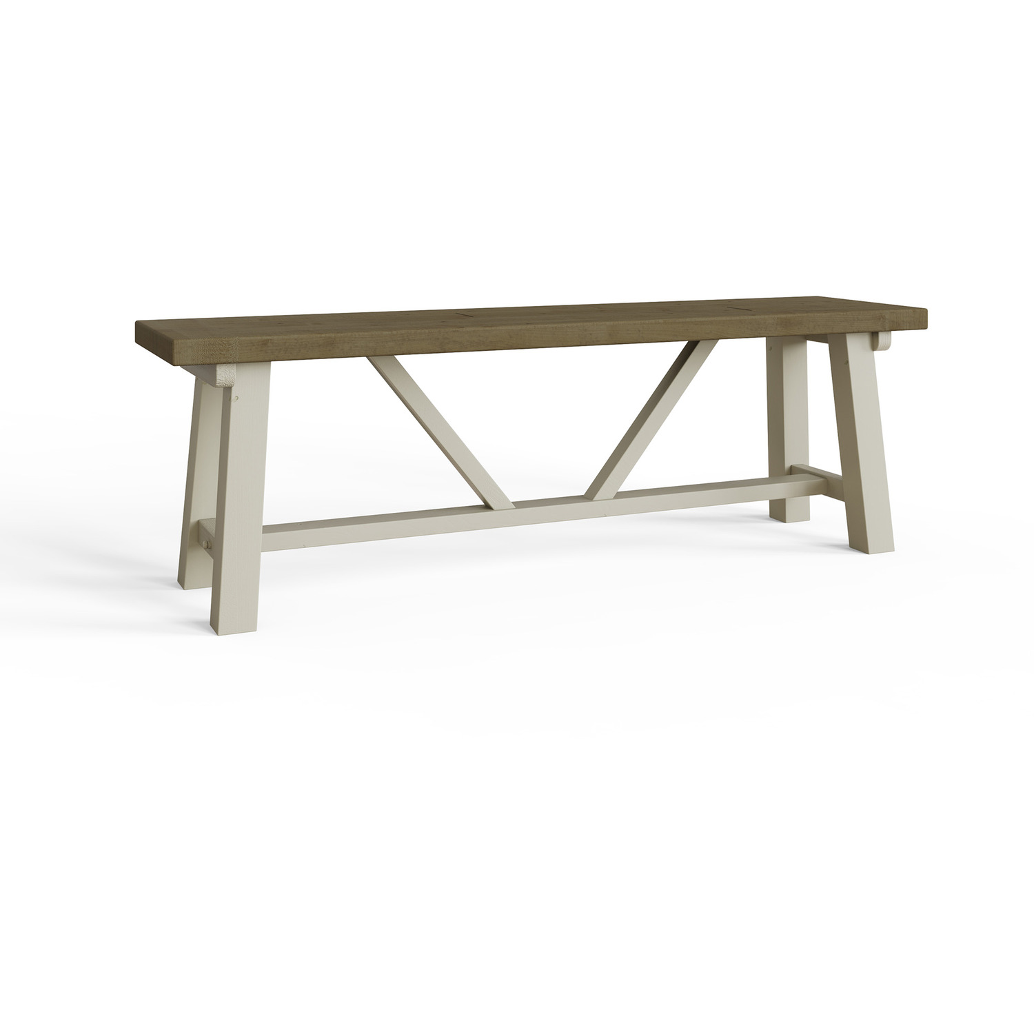 Solid Reclaimed Pine 1.4M Dining Bench