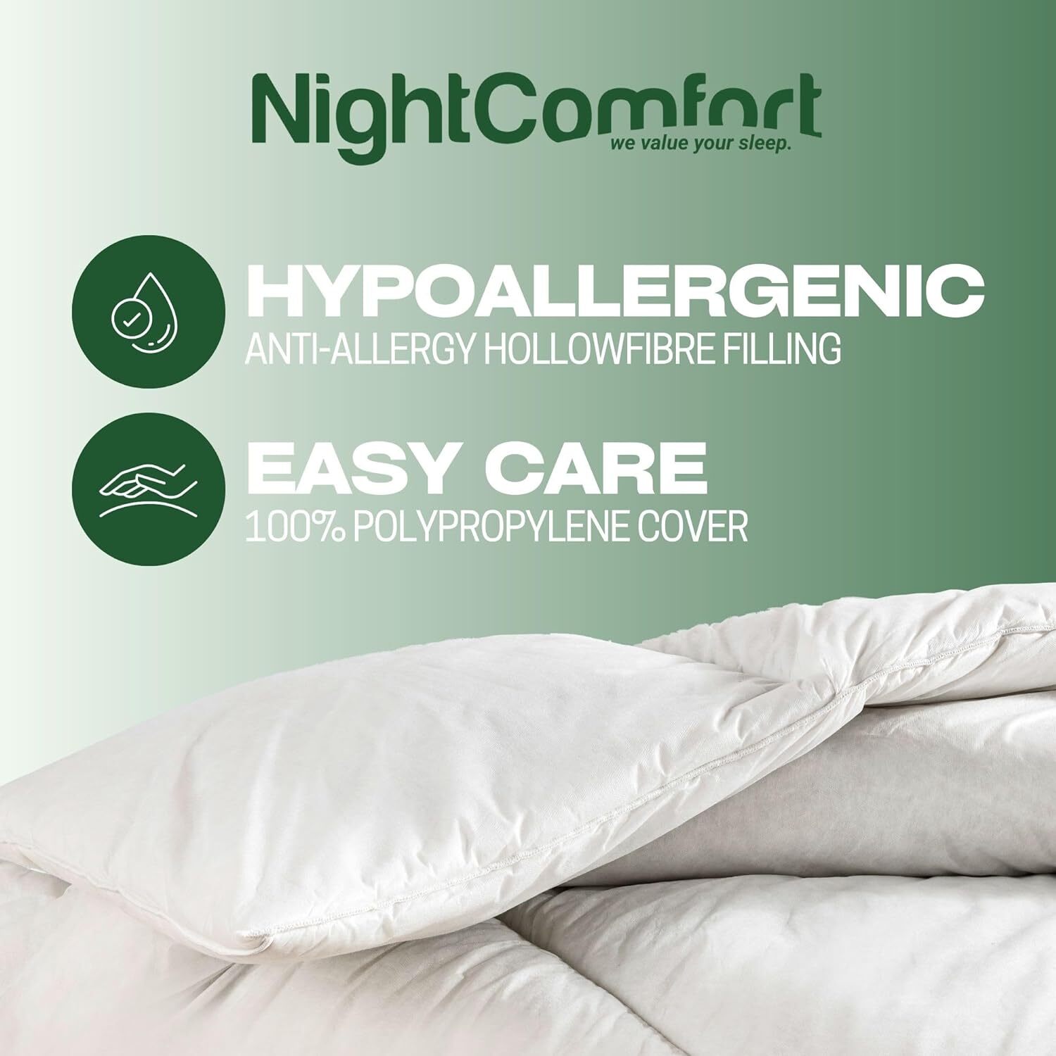 4.5 Tog Easy Care Anti Allergy Corovin Summer Duvet