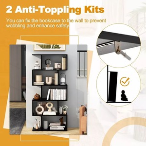 5 Tier S Shaped Shelving Unit