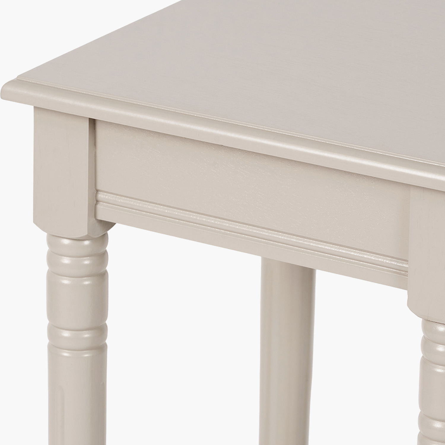 Square Wooden Side Table for Small Corners