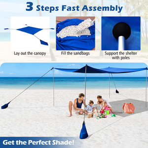 Beach Canopy Shields Beach Tent Sun Shelter