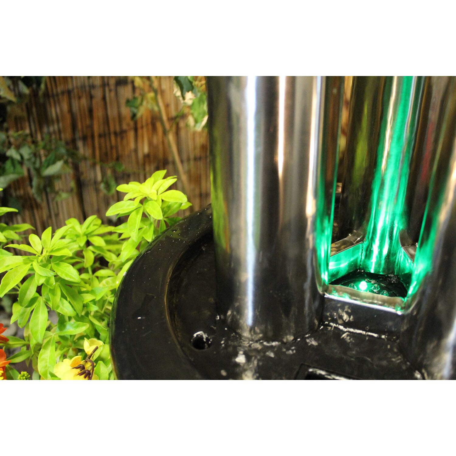 1.37m Stainless Steel Tube Mains Powered Water Feature