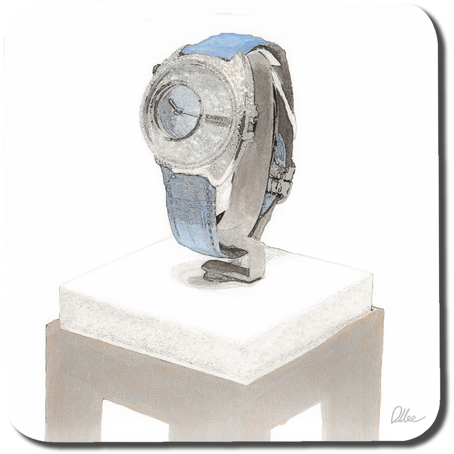 Crystal Watch Coaster
