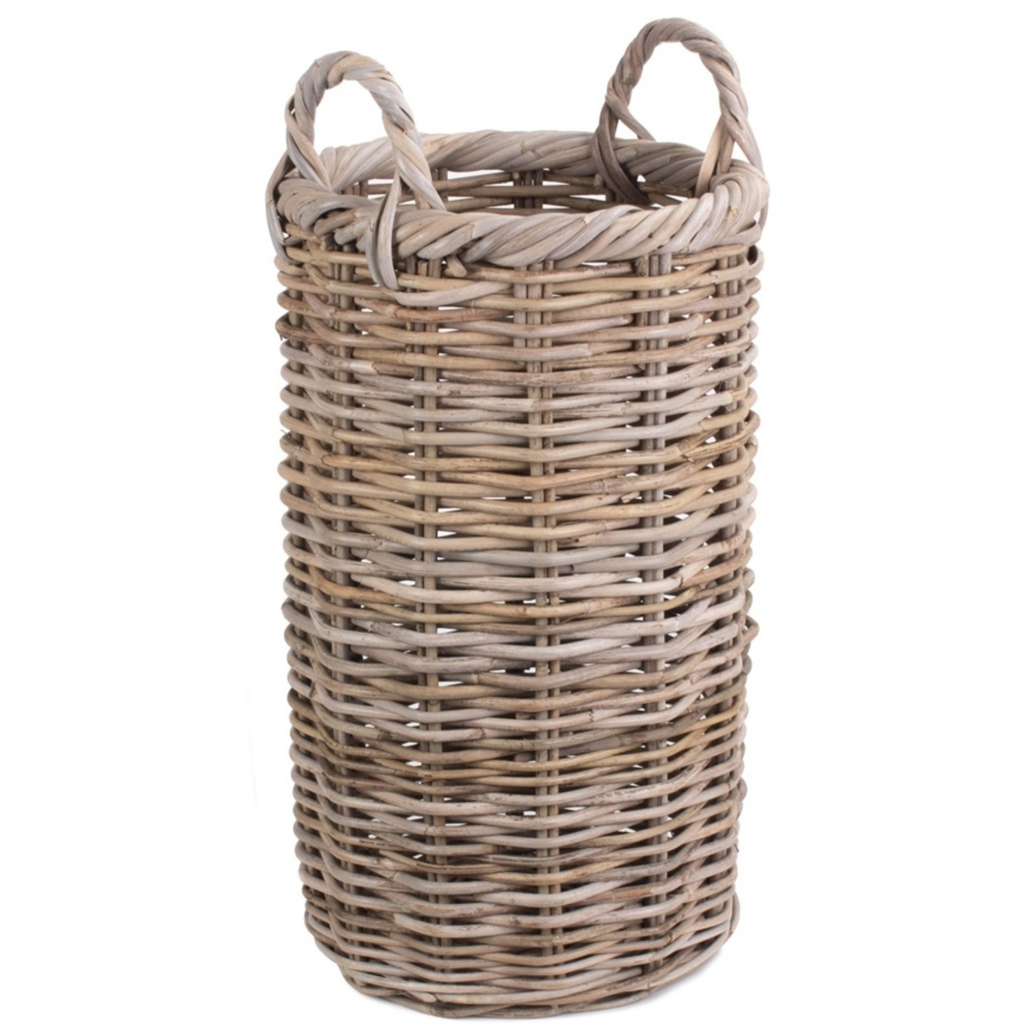 Round Rattan Umbrella Basket