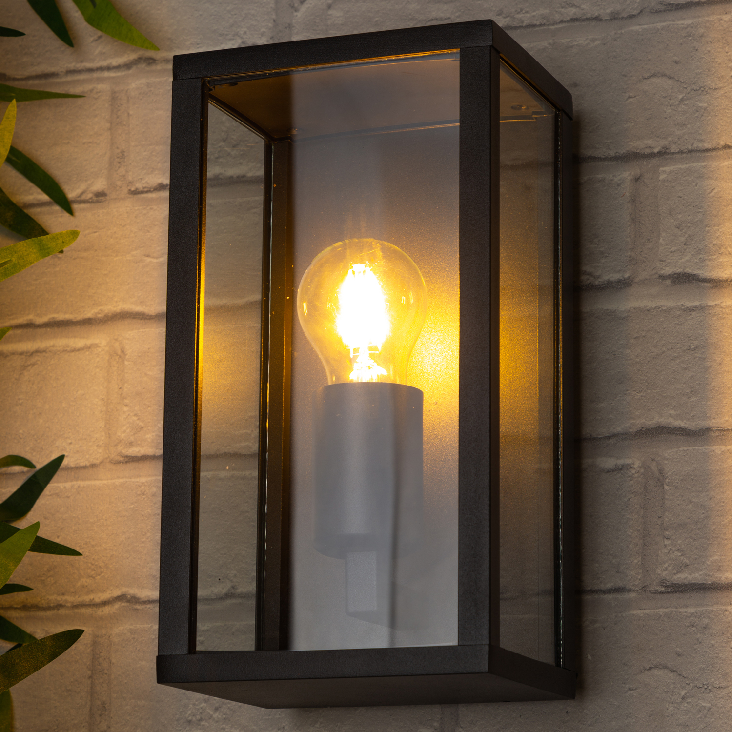 Alders Glass Panel Glass Panel Wall Light