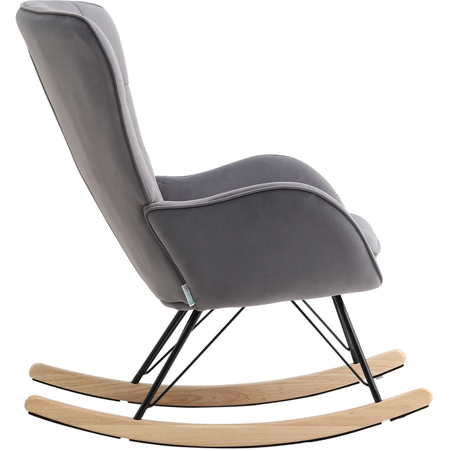 Velvet Rocking Chair
