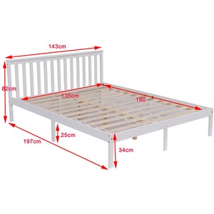 WestWood No Footboard Wood Bed