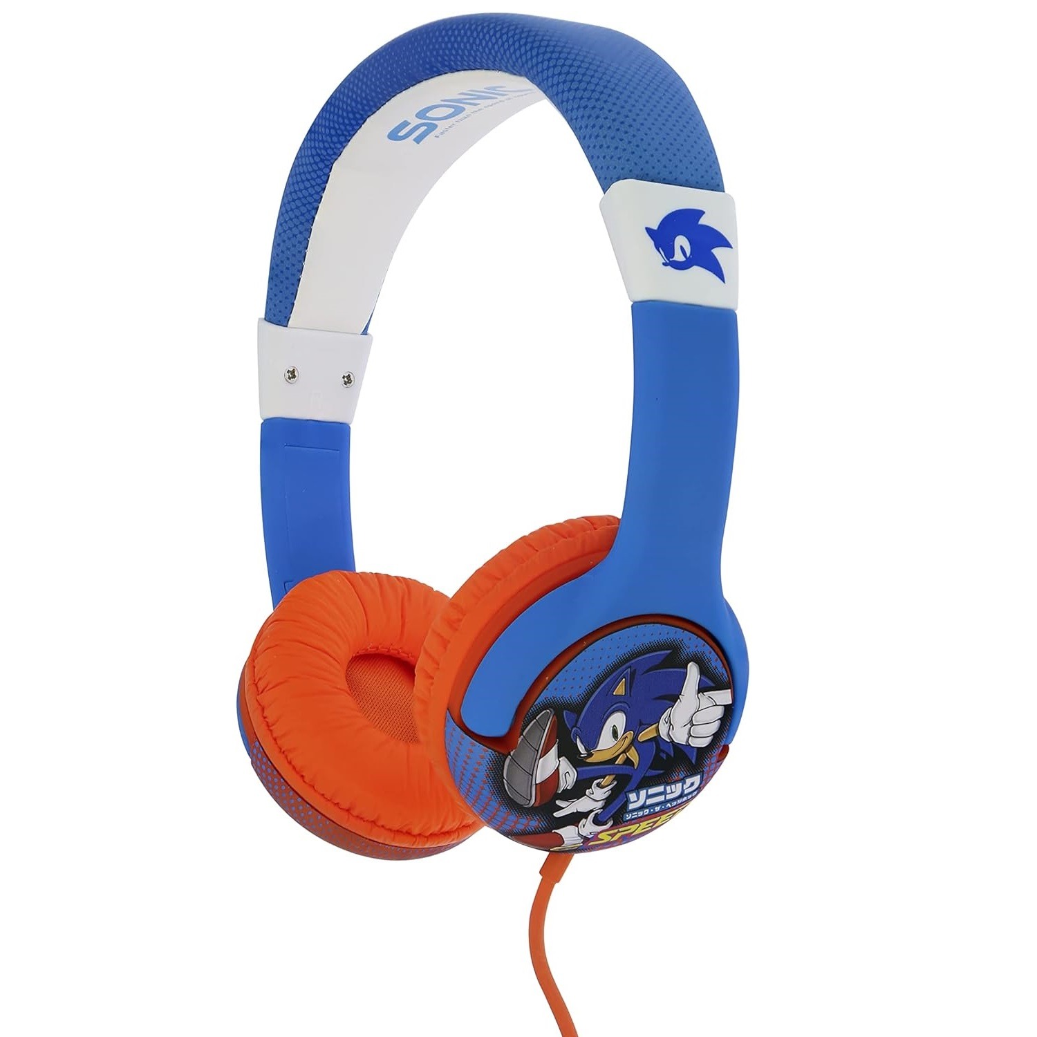 Sonic The Hedgehog Kids Adjustable Wired Headphones