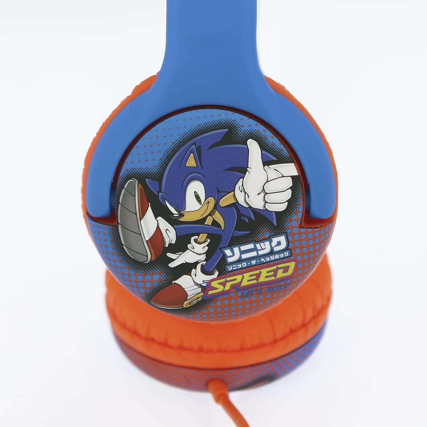 Sonic The Hedgehog Kids Adjustable Wired Headphones