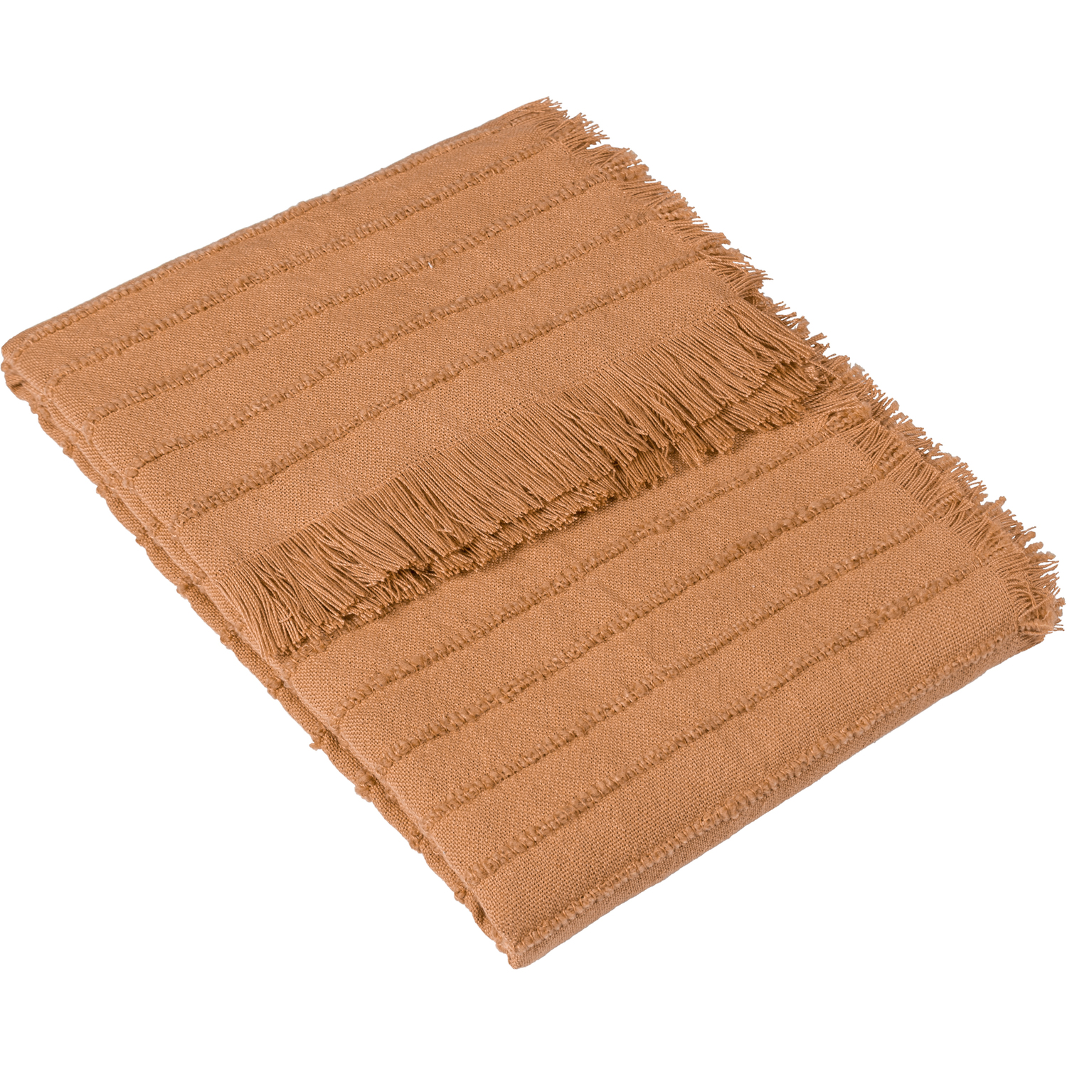 Hazie Woven Fringed Throw